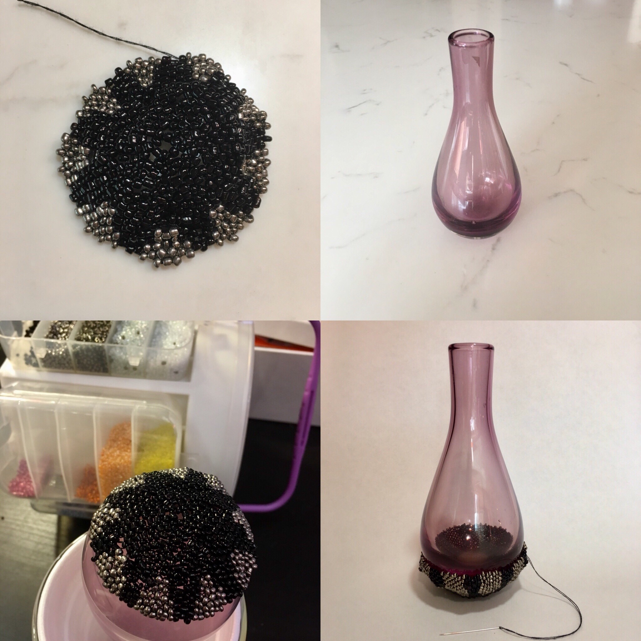 Learning some new beading techniques – SciArt that’ll make you feel Smart