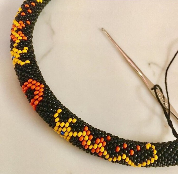 Learning some new beading techniques – SciArt that’ll make you feel Smart